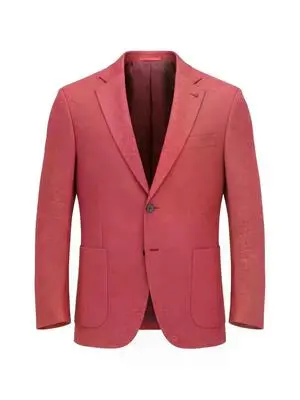 Isaia Single-breasted Blazer - Red