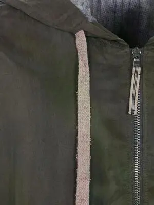ZIGGY CHEN Zip-up Drawstring Hoodie