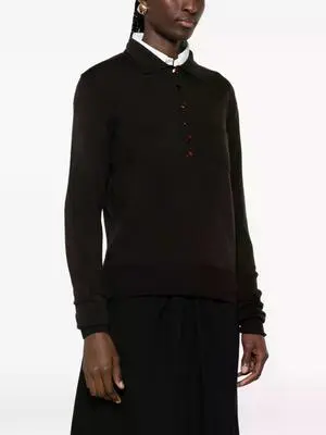 19.61 MILANO Button-down Polo Sweater