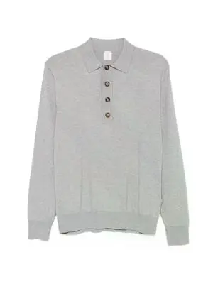 Eleventy Long-sleeve Polo Shirt