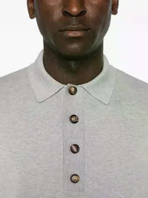 Eleventy Long-sleeve Polo Shirt