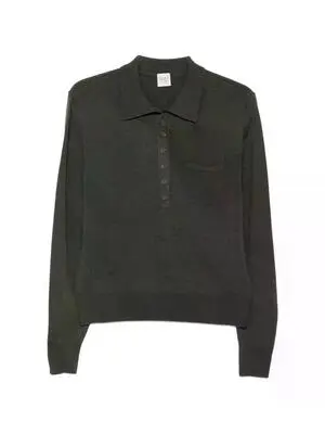 19.61 MILANO Button-fastening Chest-pocket Polo Top