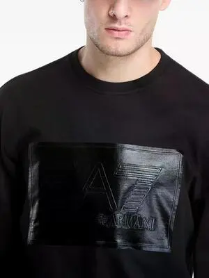 EA7 Logo-patch Long-sleeve Sweater