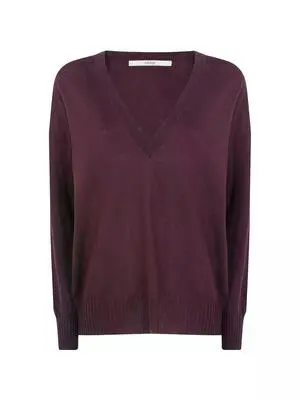 NUUR V-neck Sweater - Purple