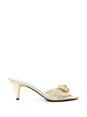 Valentino Garavani Strappy Heeled Sandals - Gold