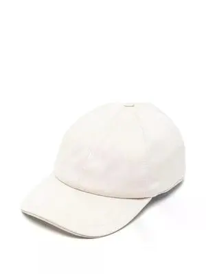 Eleventy Panelled Curved-peak Baseball Cap - Neutrals