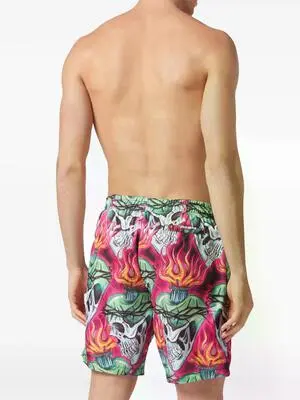 Philipp Plein Skull-print Swim Shorts