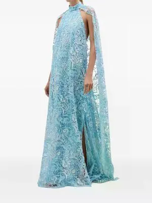 Silvia Tcherassi Carol Cape Maxi Dress