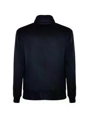 KIRED Cashmere Bomber Jacket - Blue