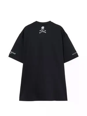 MASTERMIND WORLD Logo-print Side-slit T-shirt