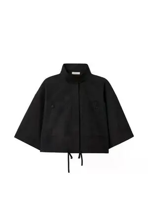 Lafayette 148 New York Long-sleeve Drawstring-hem Jacket - Black