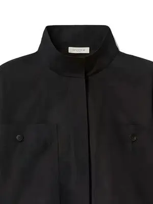 Lafayette 148 New York Long-sleeve Drawstring-hem Jacket - Black