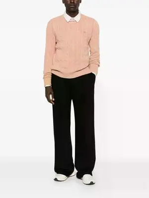 Valentino Garavani Vlogo Signature Cable Knit Sweater
