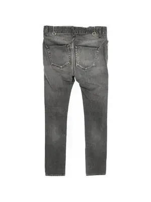 Balenciaga Distressed Straight-leg Jeans
