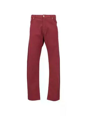 Isaia Five-pockets Straight-leg Jeans - Red