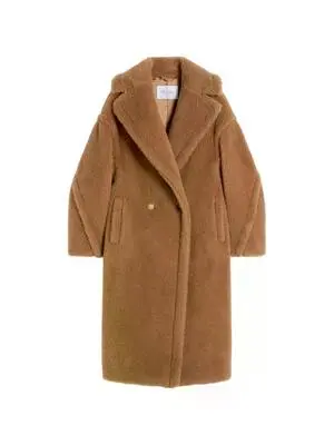 Max Mara Teddy Double-breasted Coat - Brown