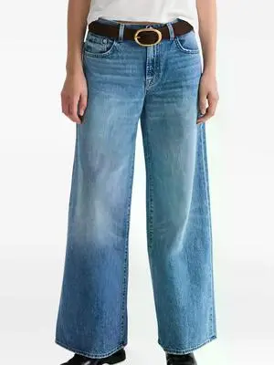 TWP Tiny Dancer Wide-leg Jeans - Blue