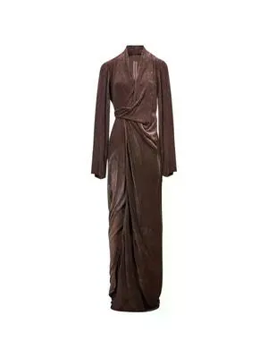 Rick Owens Draped Wrap-style Dress - Red