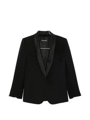 Giorgio Armani Single-breasted Jacket With Satin Lapels