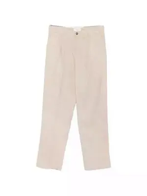 LES DEUX Pleated Straight-leg Trousers - Neutrals
