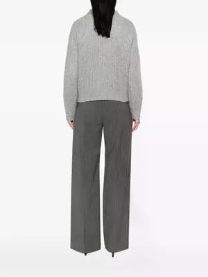 EMERSON RENALDI Ribbed Knit Raglan Sleeve Sweater