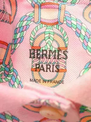 Hermès 2010s Kanoe Patterned Polo Dress