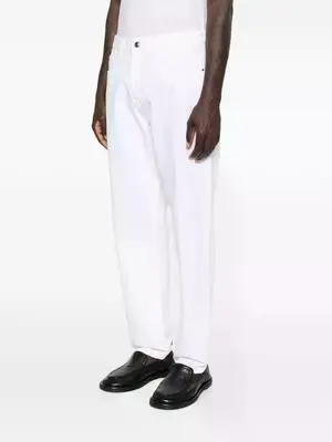 Canali Button-fastening Straight-leg Jeans