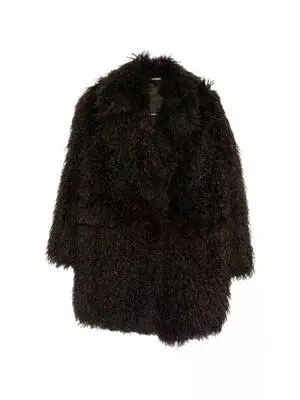 Tagliatore Bouclé-texture Double-breasted Coat - Brown
