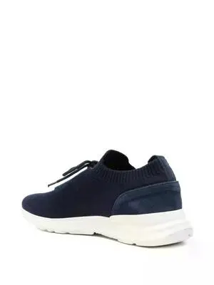 Eleventy Lace-up Panelled Sneakers