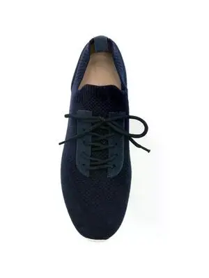 Eleventy Lace-up Panelled Sneakers