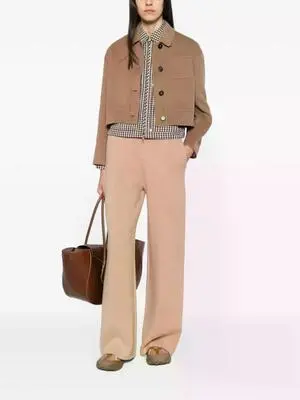 Max Mara Cropped Button-down Jacket