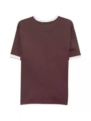 Eleventy Contrast-trim T-shirt