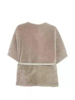 MANZONI 24 Belted Short-sleeve Jacket