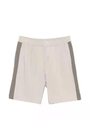 Eleventy Side-stripe Shorts - Neutrals