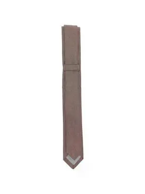 Eleventy Brushed-finish Tie