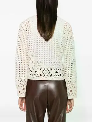 FRAME Postcard Crochet Cardigan