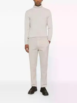 Eleventy Roll-neck Cashmere Sweater - Grey