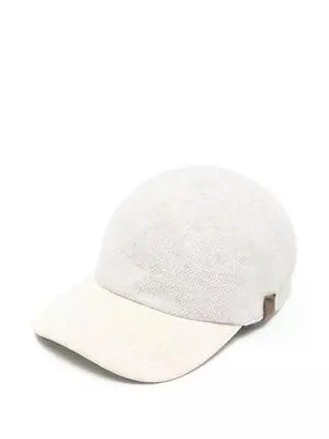 Eleventy Cashmere Baseball Cap - Grey