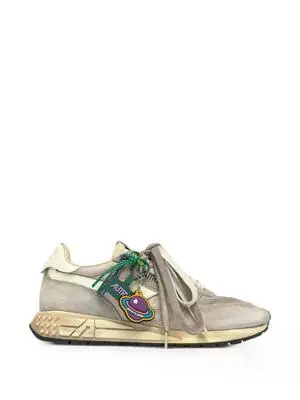 AUTRY Super Vintage Suede-panelled Sneakers