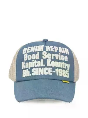 Kapital Logo-print Cap - Blue