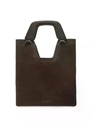 AIM Mia Suede Tote Bag - Brown