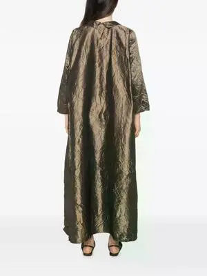 DANIELA GREGIS Crinkled-finish Maxi Dress