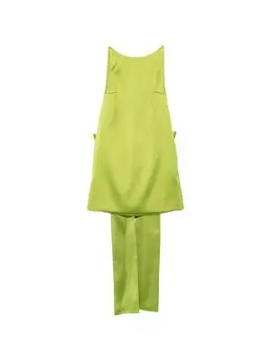 SELF-PORTRAIT Oversized Bow Mini Dress