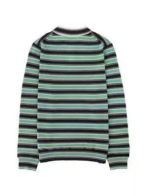 Paul Smith Striped Merino-wool Polo Shirt