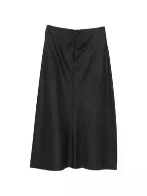 Giorgio Armani Asymmetric Draped Midi Skirt