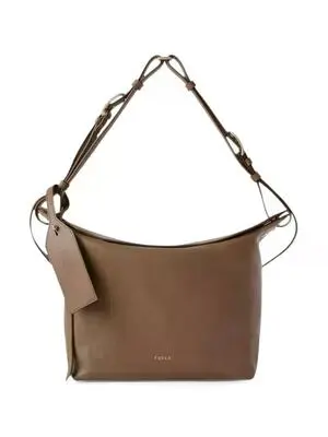 Furla Logo-stamp Luggage-tag Tote Bag