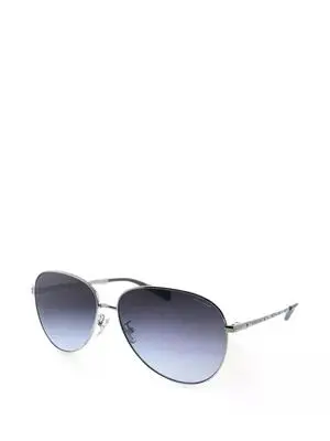 COACH Pilot Frame Tinted Sunglasses - Silver