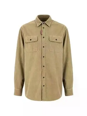 Dsquared2 Corduroy Chest-pocket Shirt