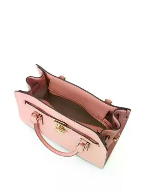 Michael Kors Padlock-detail Leather Tote Bag