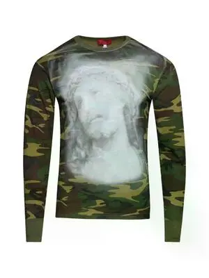 LA MASKARADE Miami Camouflage-print T-shirt